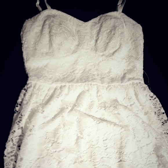 As U Wish | Dresses | As You Wish Womens Brand New Off White Lace Dress ...